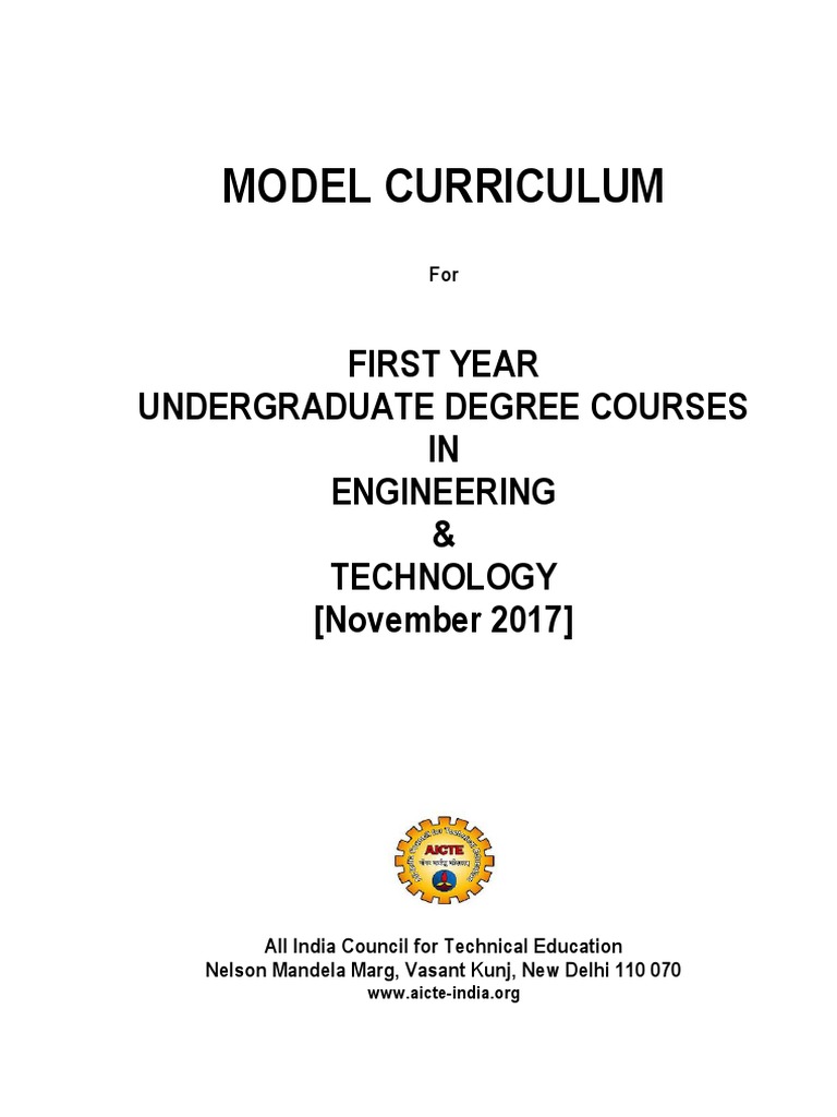 AICTE Model Curriculum Ist Year | PDF | Waves | Electric Field