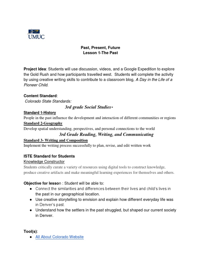 Grade 3 Pioneer Task Overview | PDF | Blog | Websites