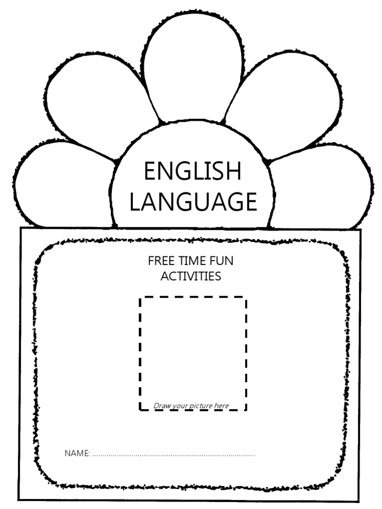 English Language: Free Time Fun Activities | Download Free PDF ...