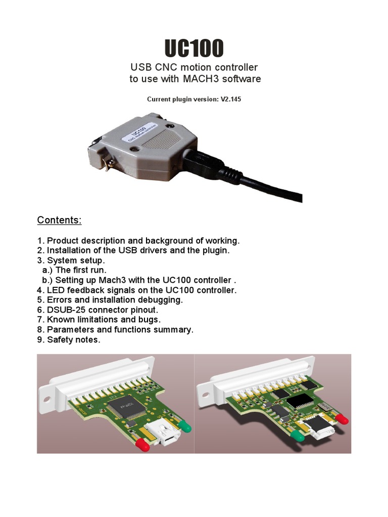 UC100 Users Guide | PDF | Microsoft Windows | Usb