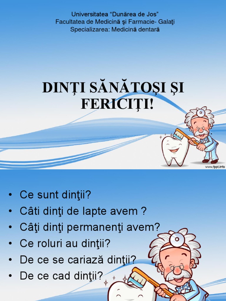 Prezentare Dinti Fericiti | PDF
