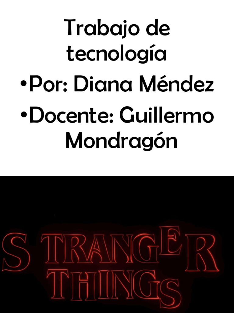 Stranger Things | PDF