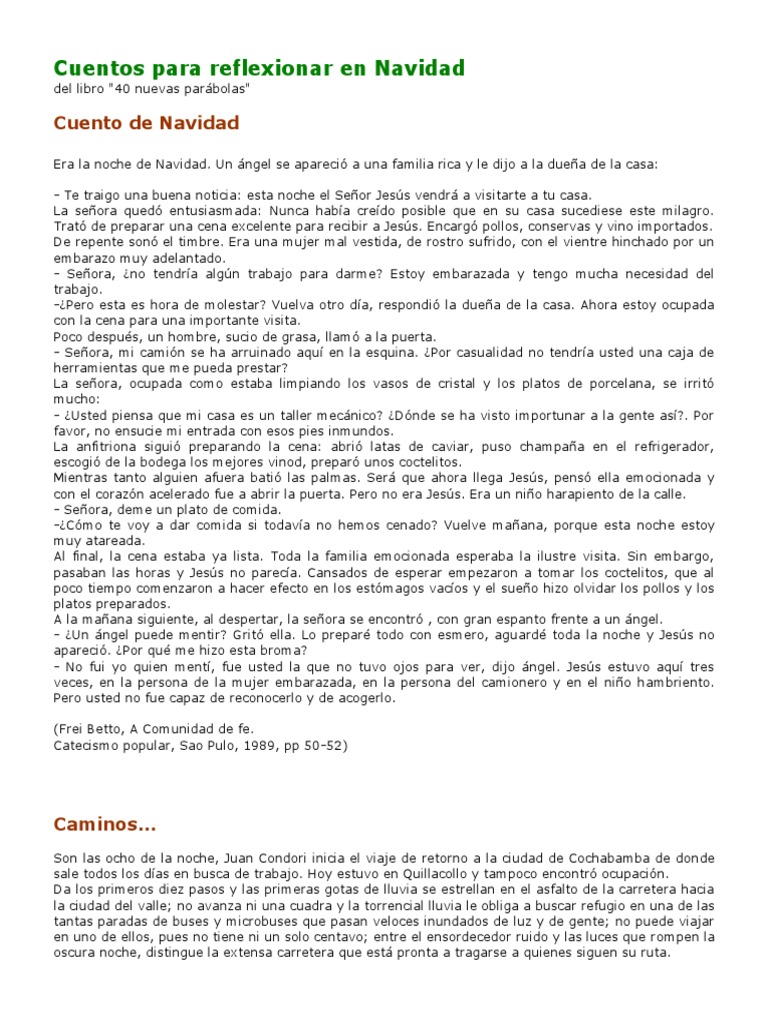 5 Cuentos en Navidad | PDF | Navidad | María, madre de Jesús