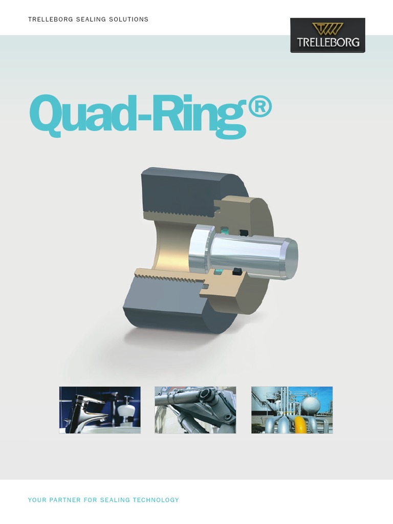 Design Guide - O-Ring, Quad-Ring, Trelleborg | PDF | Hardness ...