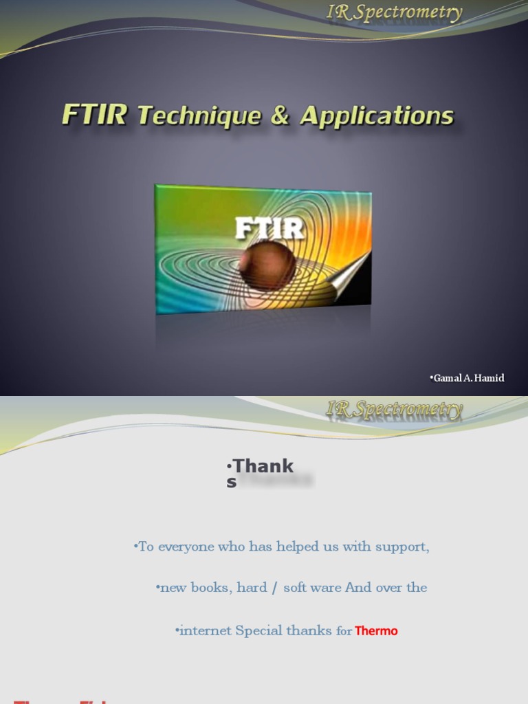 IR Spectrum | PDF | Infrared Spectroscopy | Electromagnetic Radiation