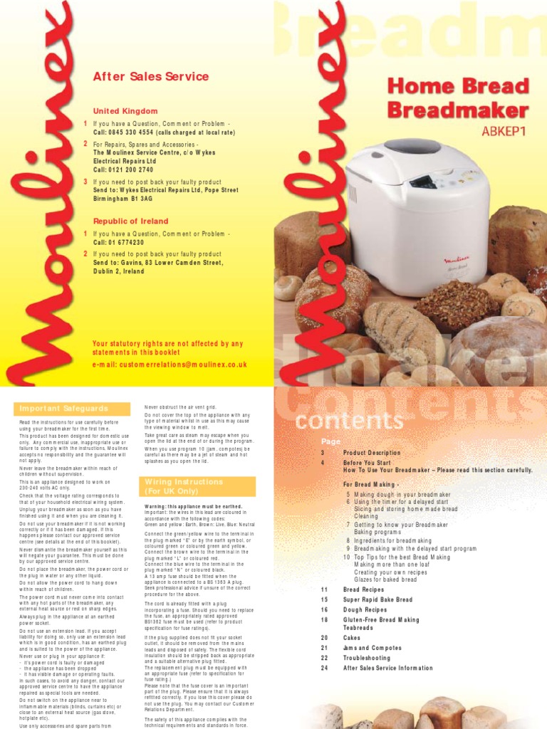 Bread Maker Recipe Book | PDF | Flour | Breads