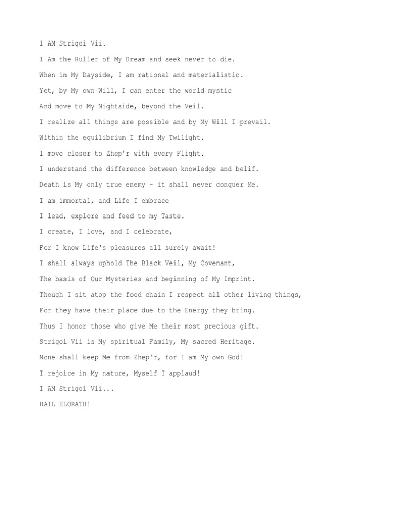 Strigoi Vii Charge | PDF