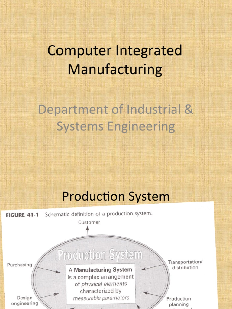 Computer Integrated Manufacturing | PDF | Automation | Programmable ...