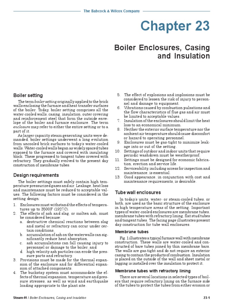 Cap23 Pdf Download Free Pdf Boiler Furnace