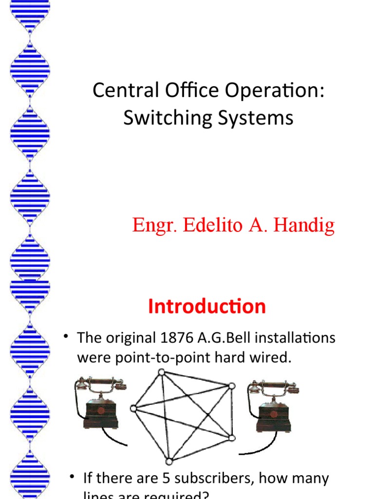 Central Office Operation Part3 | PDF | Telephone Exchange | Switch