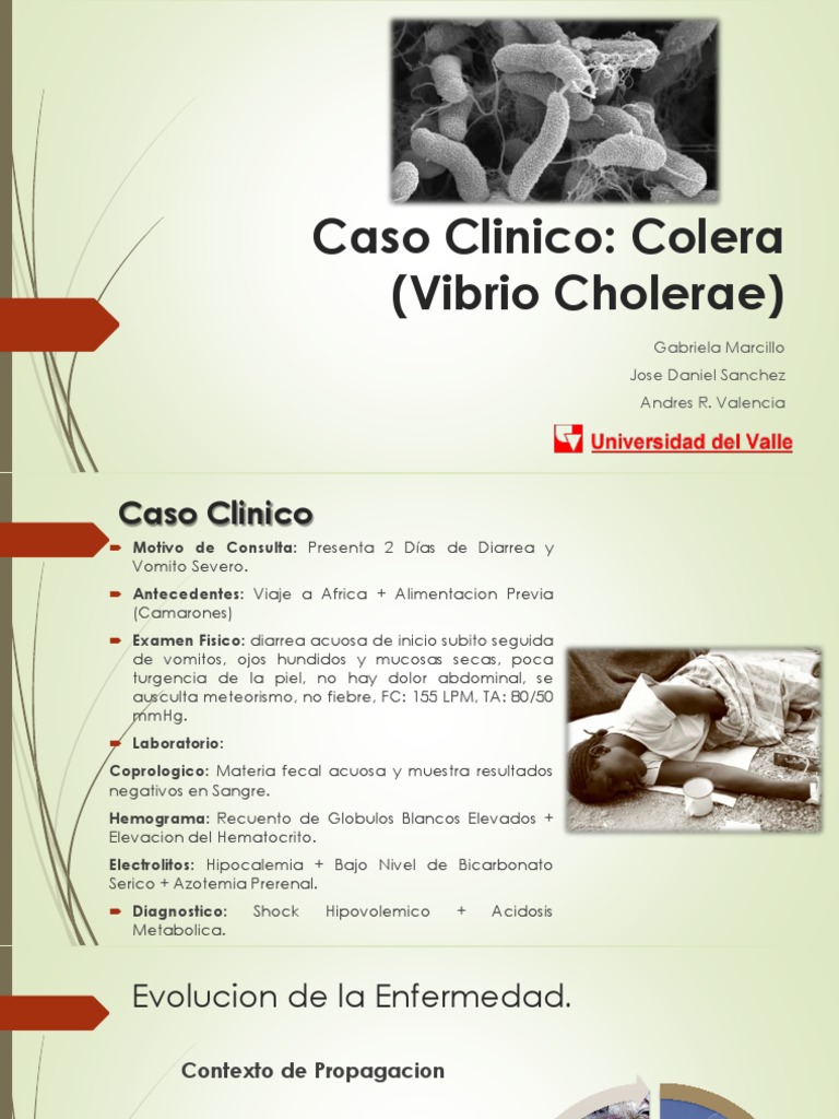 Diagnóstico y Manejo del Cólera | PDF | Diarrea | Microbiología