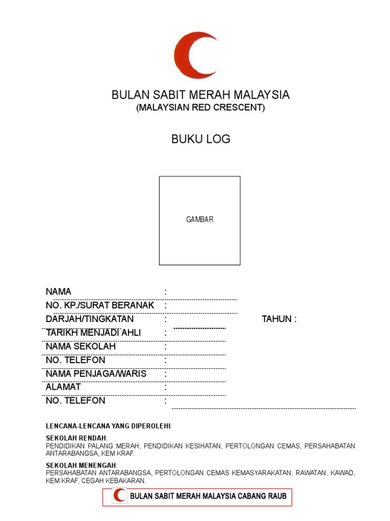 Buku Log PBSM | PDF