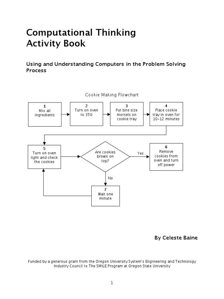 Computational Thinking Activity Book | PDF | Buoyancy | Lever