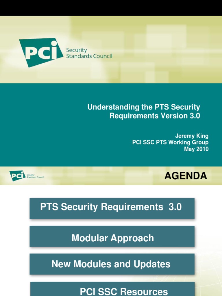 Understanding PTS Security PDF | PDF | Payment Card Industry Data ...