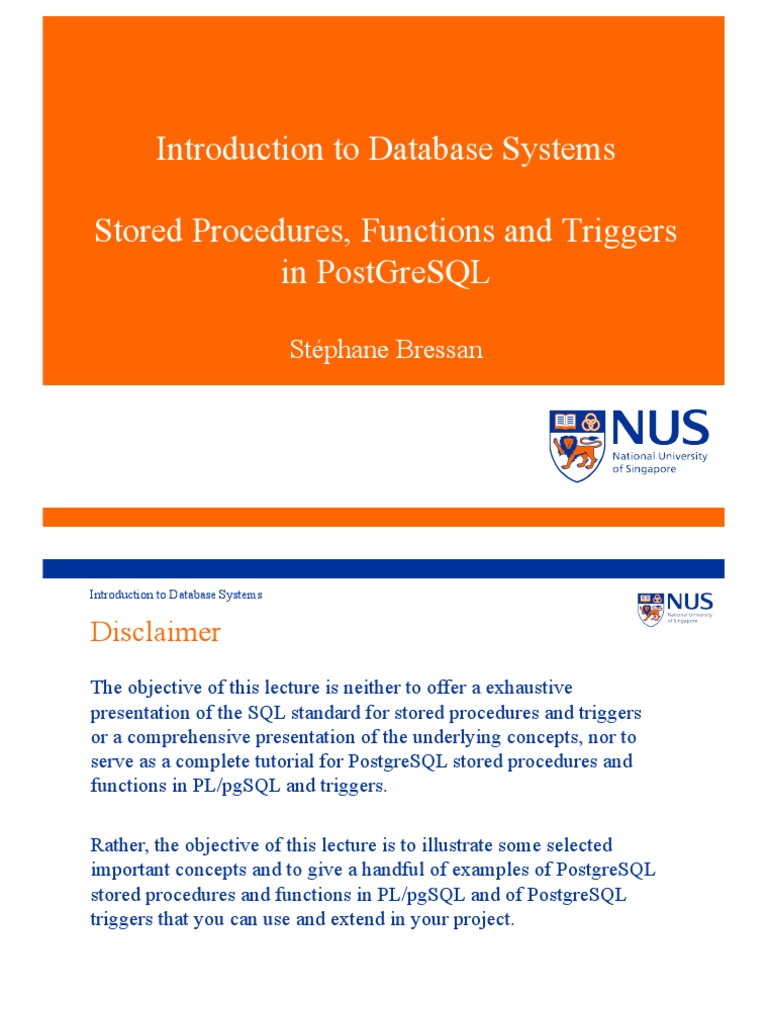 Functions and Triggers PDF | PDF | Sql | Postgre Sql