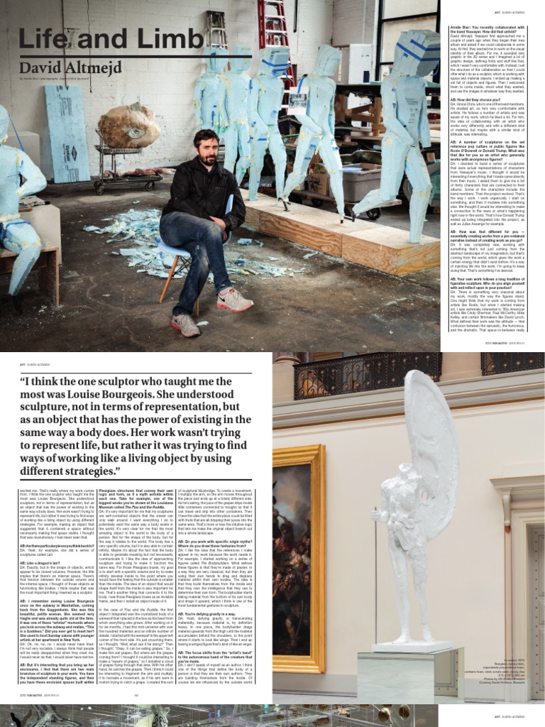 David Altmejd: Life and Limb | PDF | Sculpture | Werewolves