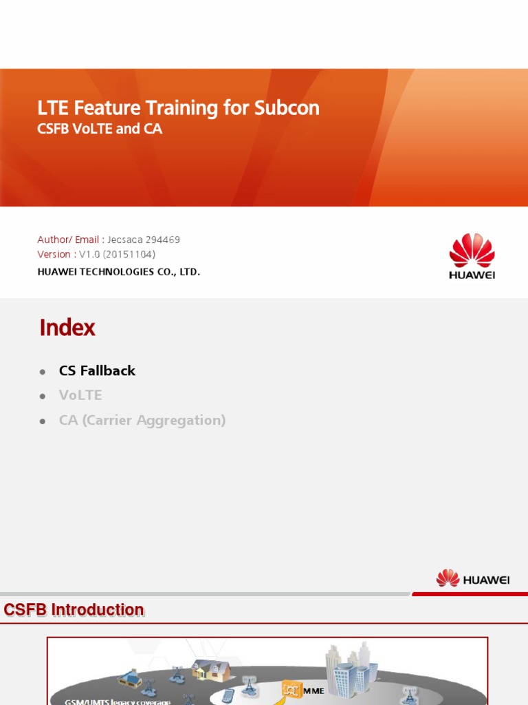 04 - LTE Feature Training (For Subcon) | PDF | Ip Multimedia Subsystem ...