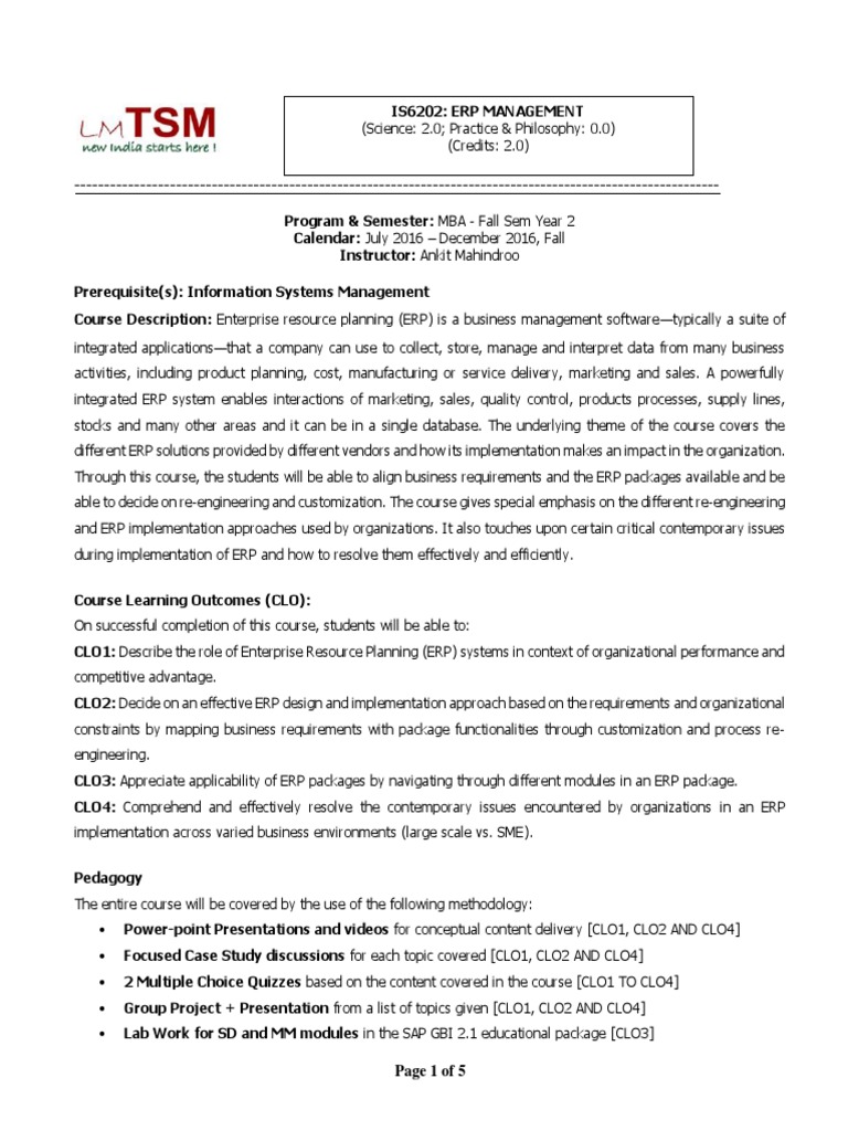 Intro ERP Using GBI Case Study SD (A4) en v2.30 | PDF | Enterprise Resource Planning | Business