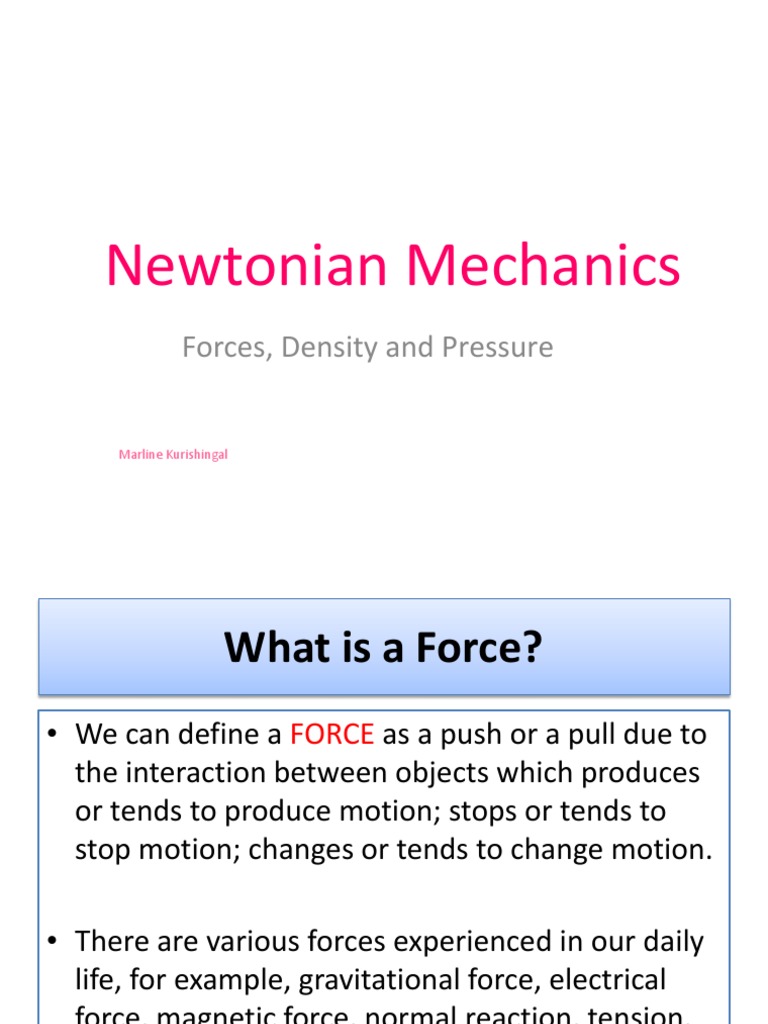 5 - Forces, Density and Pressure | PDF | Torque | Force