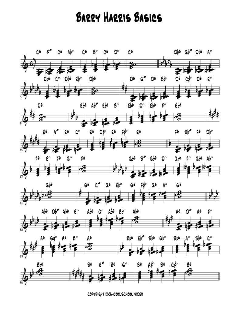 Barry Harris Basics | PDF