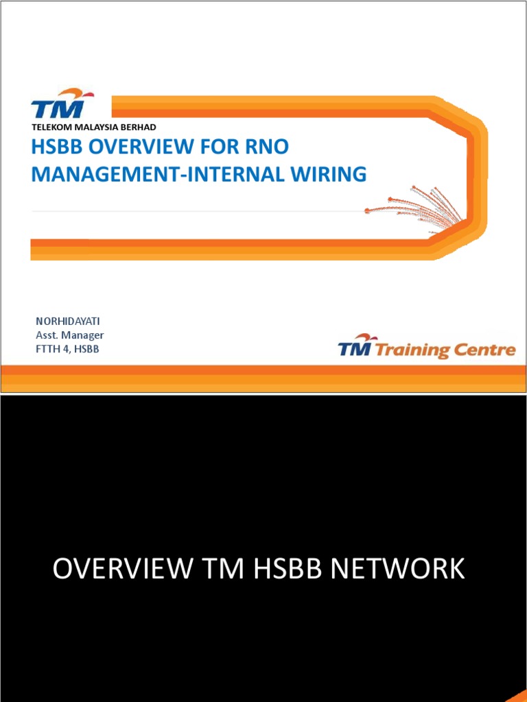 HSBB OVERVIEW FOR RNO MANAGEMENT v2 | PDF | Fiber To The X | Customer ...