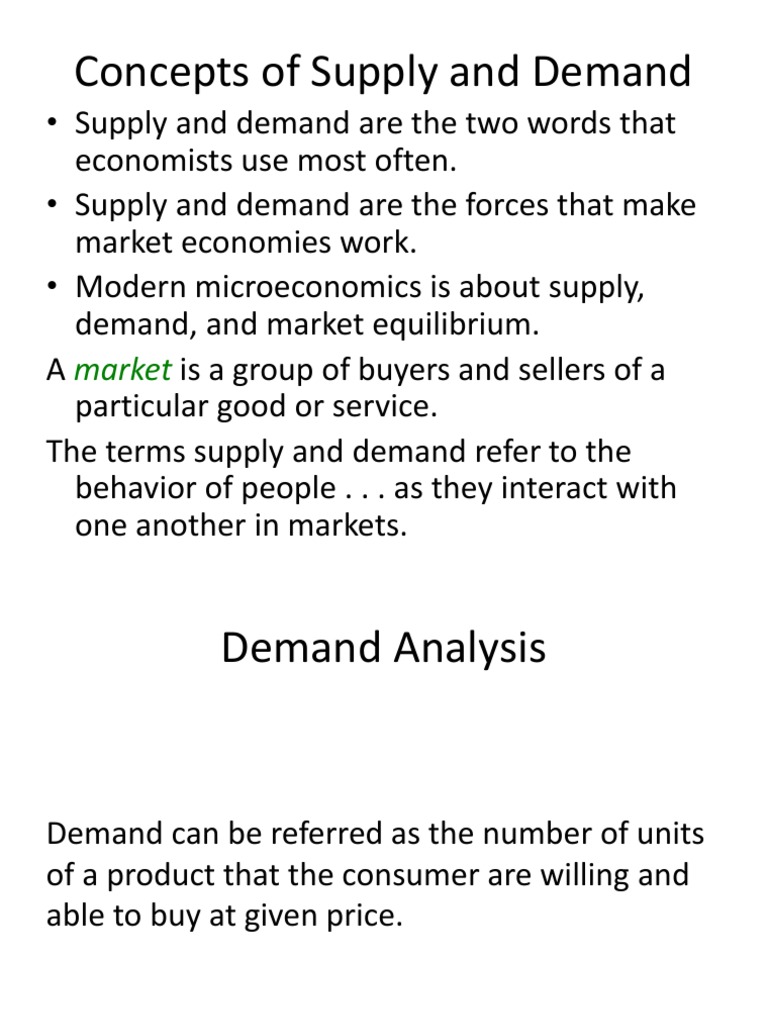 Demand Analysis | Demand | Demand Curve