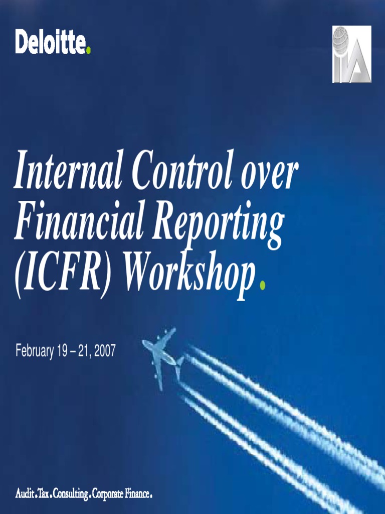 ICFR Day 1 | PDF | Internal Control | Financial Audit