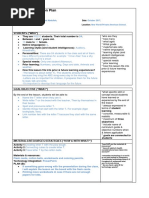 Cognitive Lesson Plan | PDF | Learning | Teachers