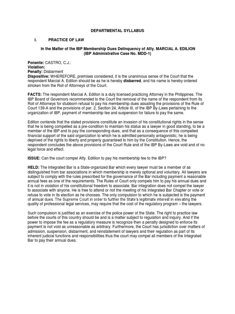 Pale Deptals Digests | PDF | Lawyer | Disbarment