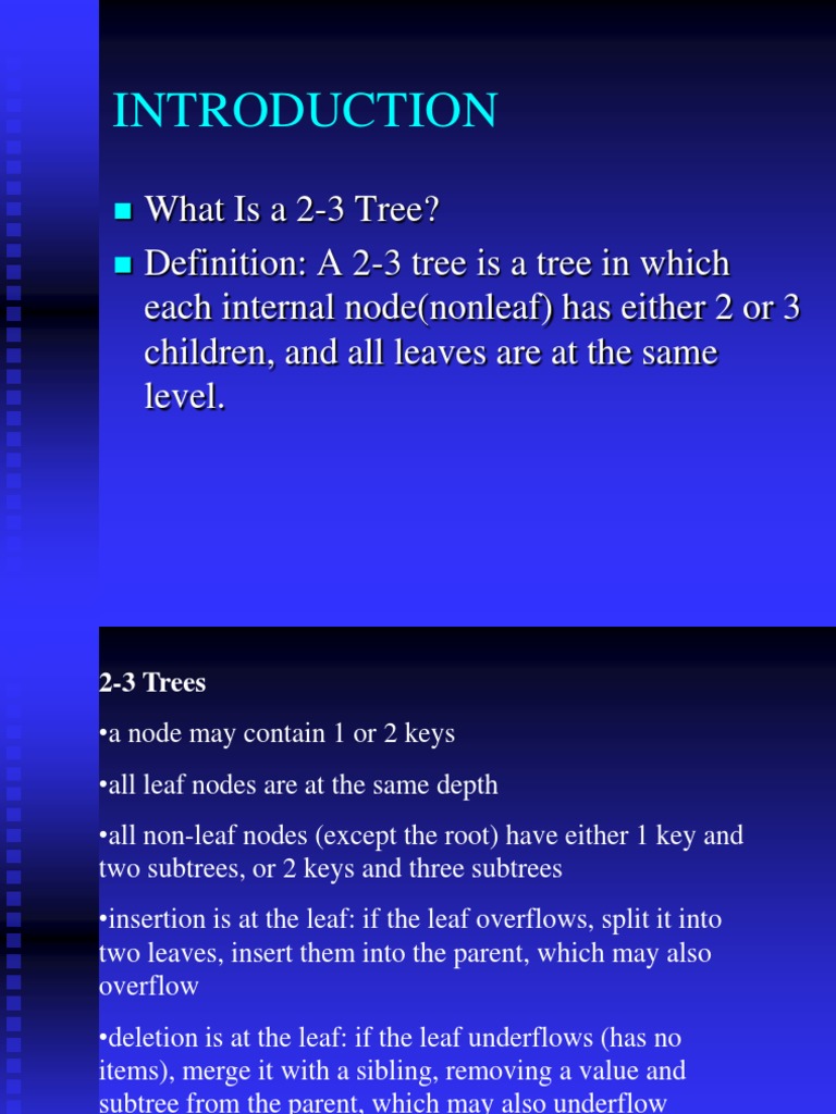 2 3 Trees | PDF | Computer Programming | Computer Data