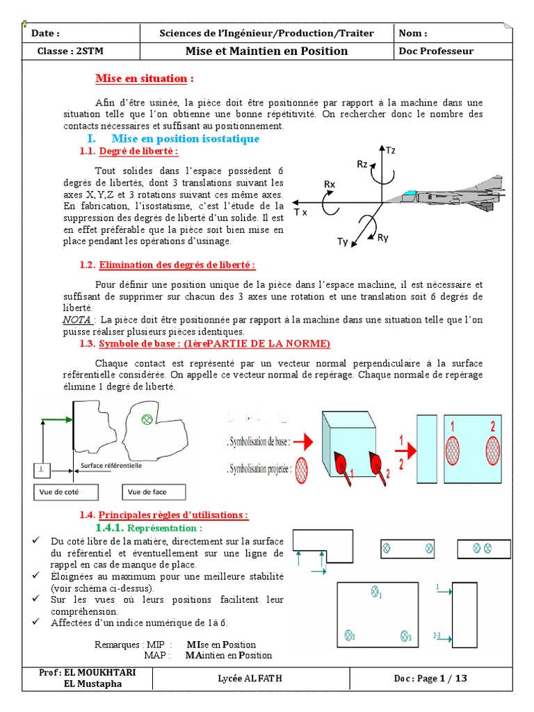 Mip Map Doc-Prof Moukhtari | PDF | Usinage | Physique