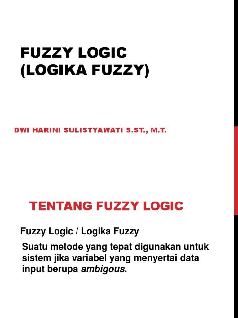 Pengenalan Logika Fuzzy | PDF