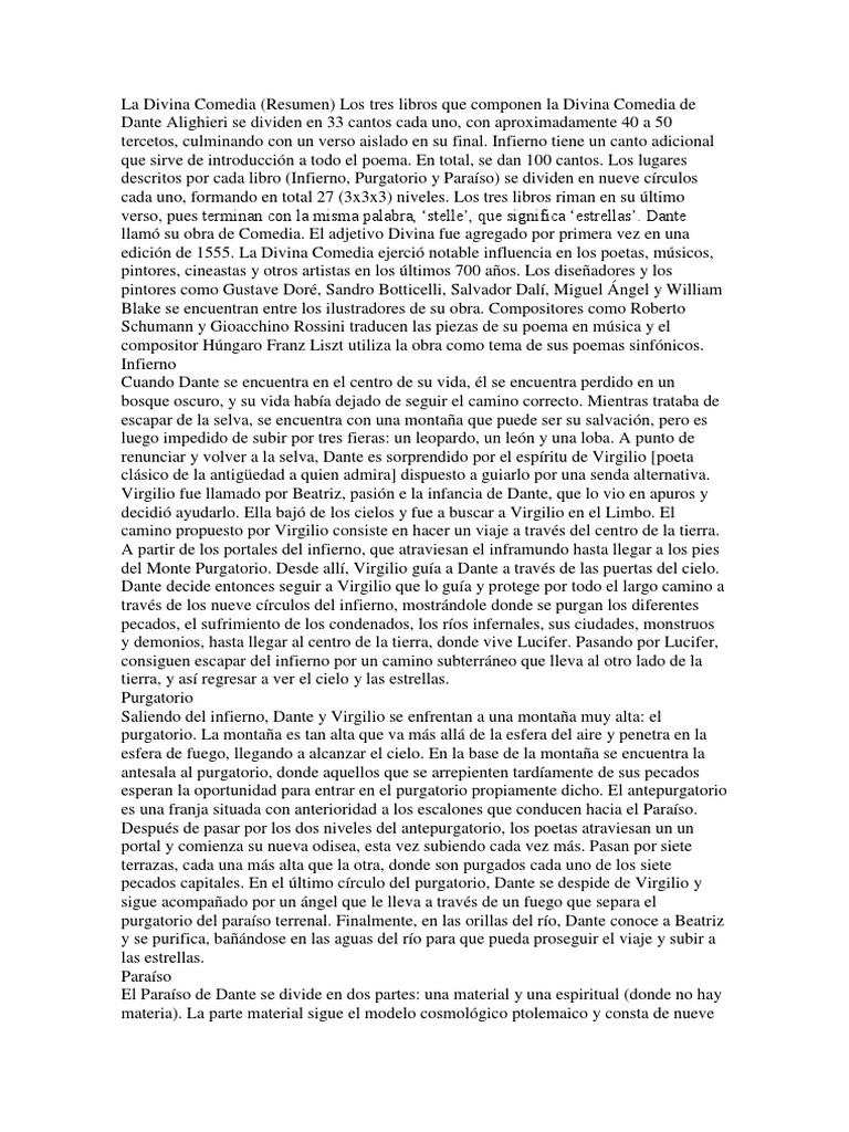 La Divina Comedia: Un viaje a través del Infierno, el Purgatorio y el ...