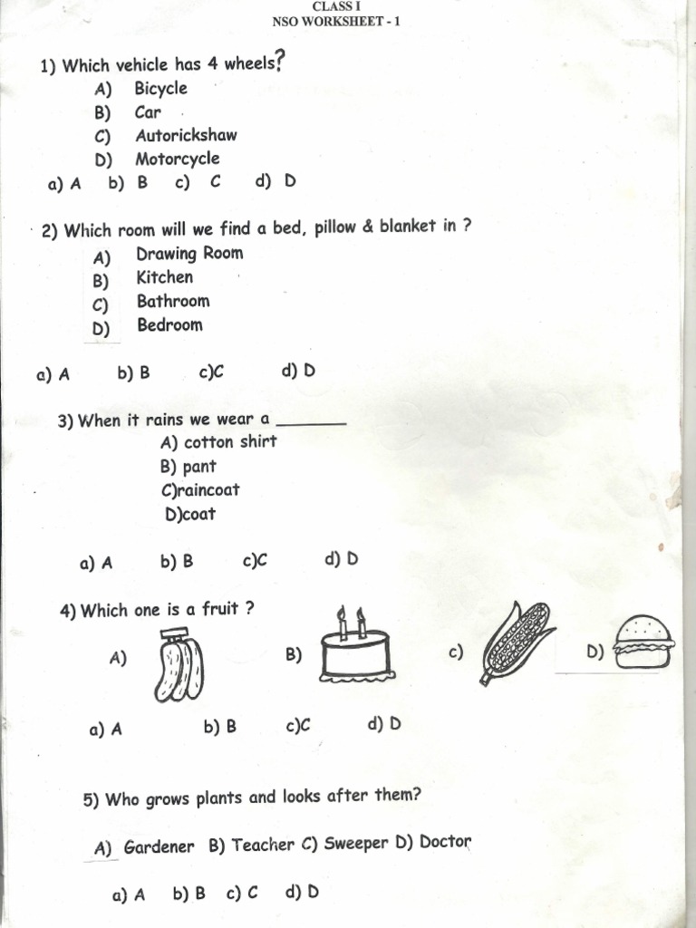 NSO Class 1 | PDF