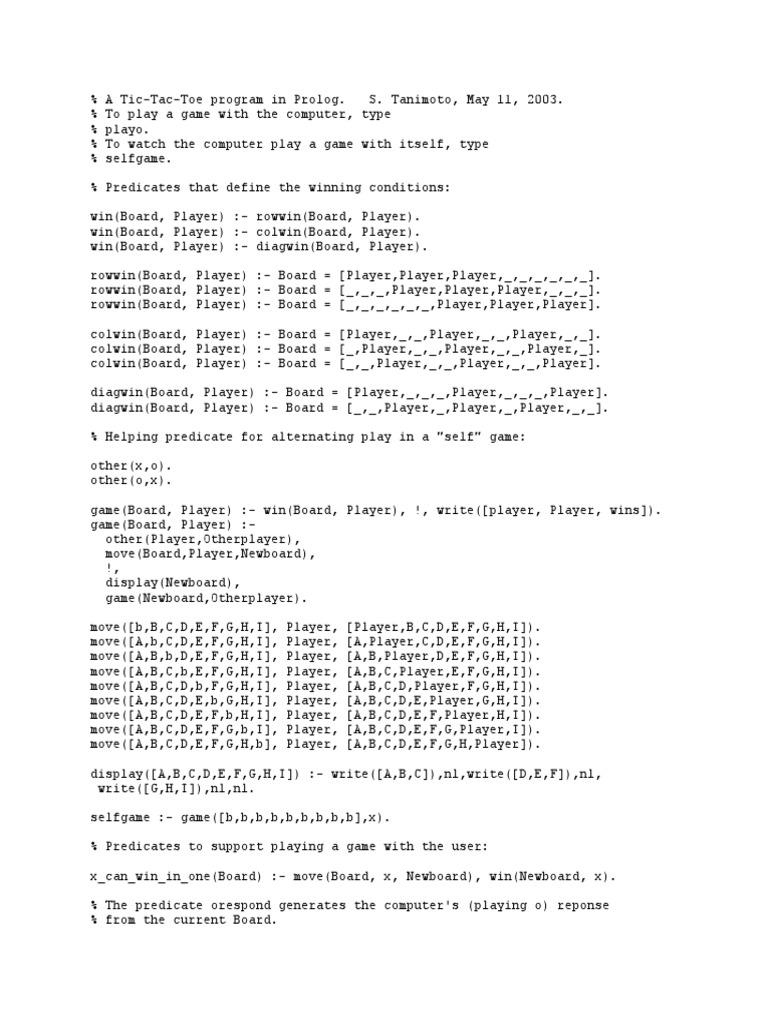 A Tic | PDF | Computer Programming | Areas Of Computer Science