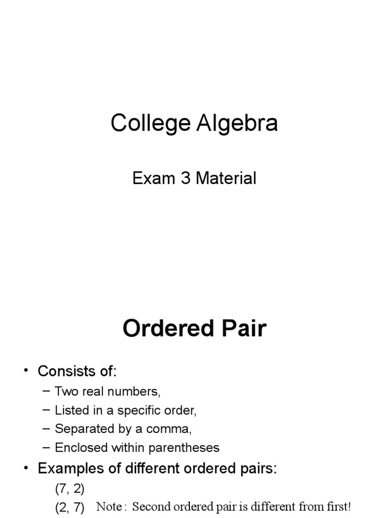 College Algebra Unit 2 Graphs and Functions | PDF | Function ...