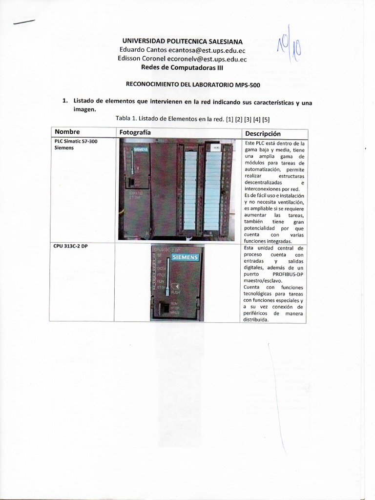 Componentes y Diagrama Red AS-i | PDF | Red de computadoras ...