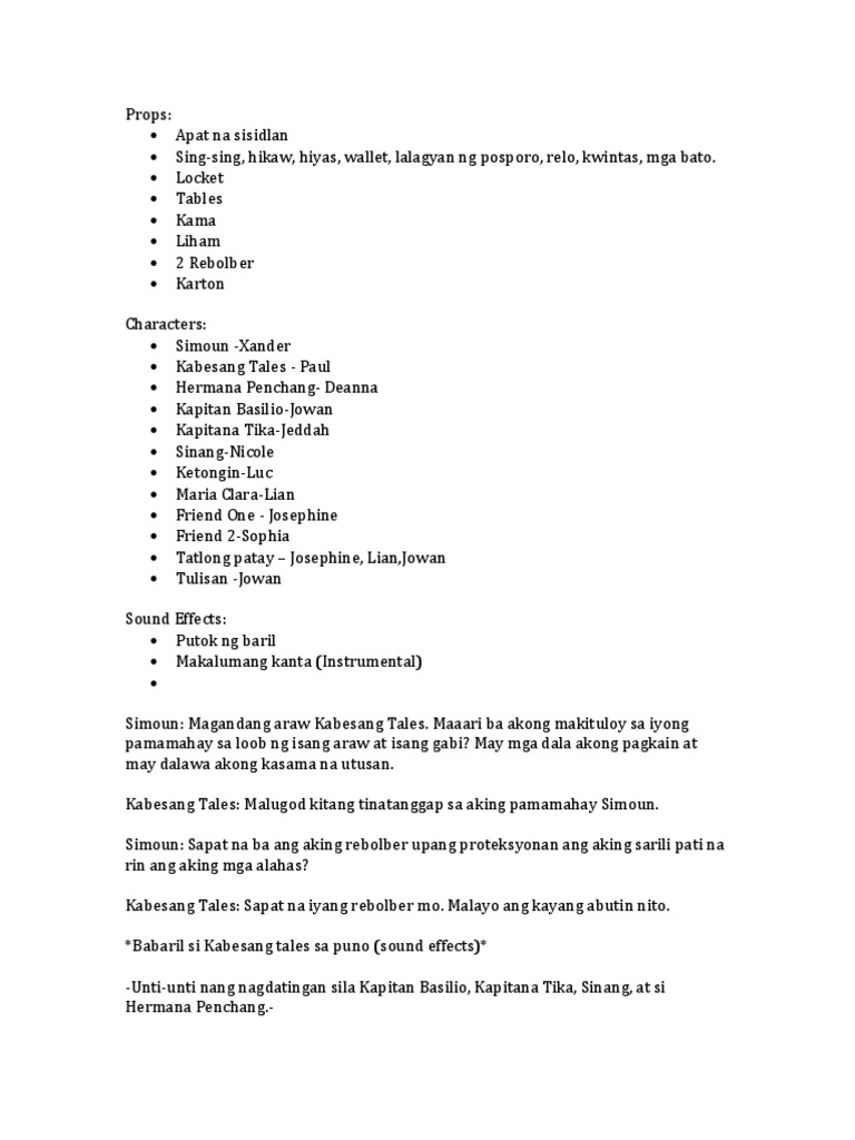 Script Filipino | PDF