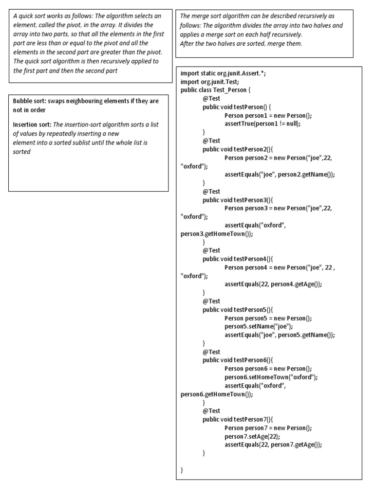 Cheat Sheet | PDF | Algorithms | Programming Paradigms