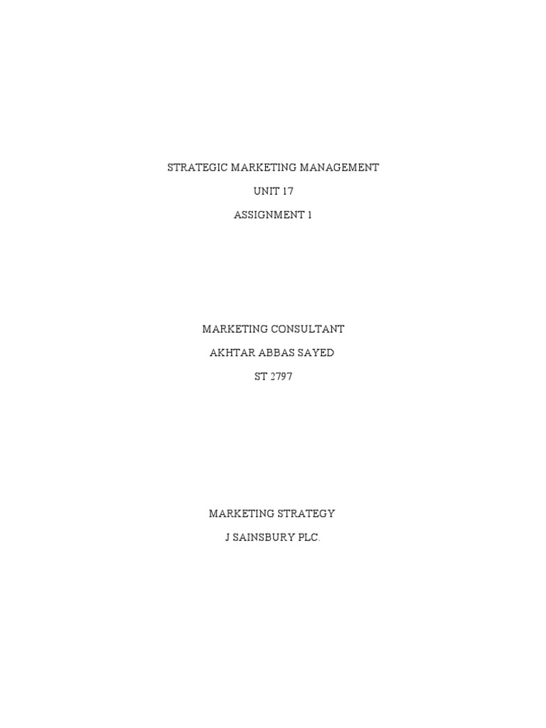 SMM2 | PDF | Strategic Management | Supermarket