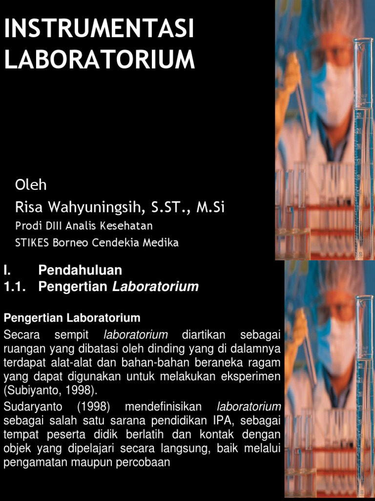 Materi I. Instrumentasi Laboratorium | PDF