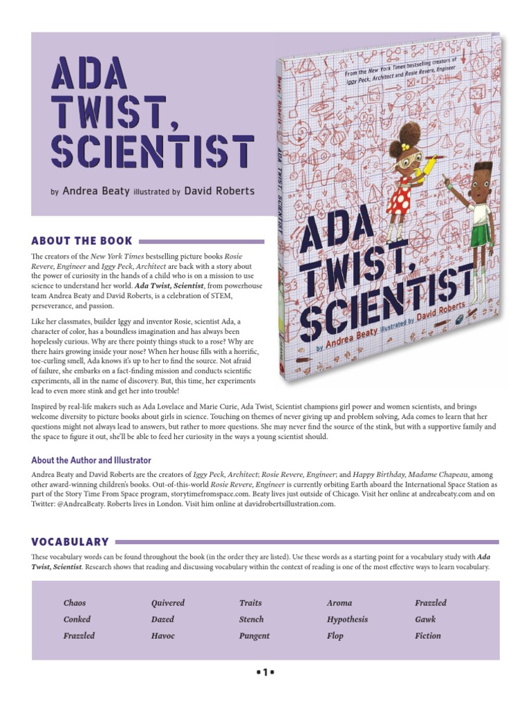 ADA TWIST SCIENTIST Teaching Guide | PDF | Planets | Odor