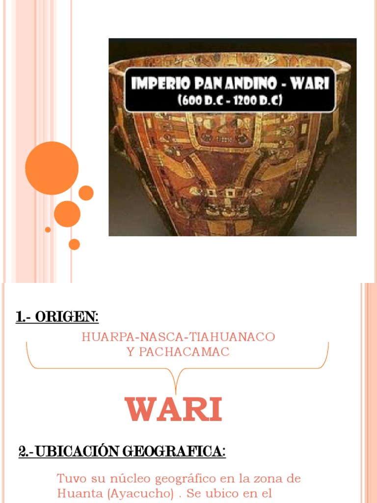 Cultura Wari | Perú | Cultura (general)