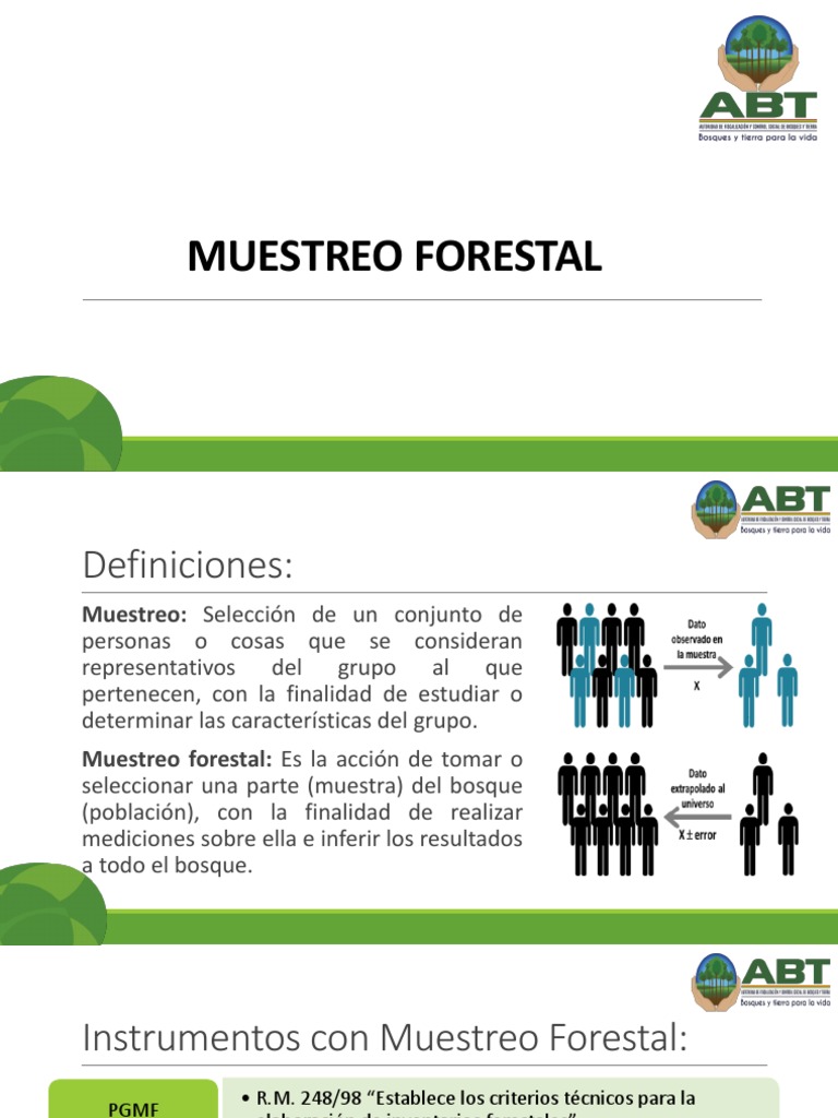 Muestreo Forestal: Métodos y Consideraciones | PDF | Muestreo ...