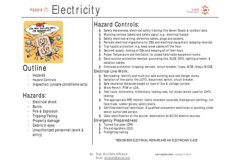 Fes TBT Electrical Safety PDF | PDF | Electrician | Power Engineering