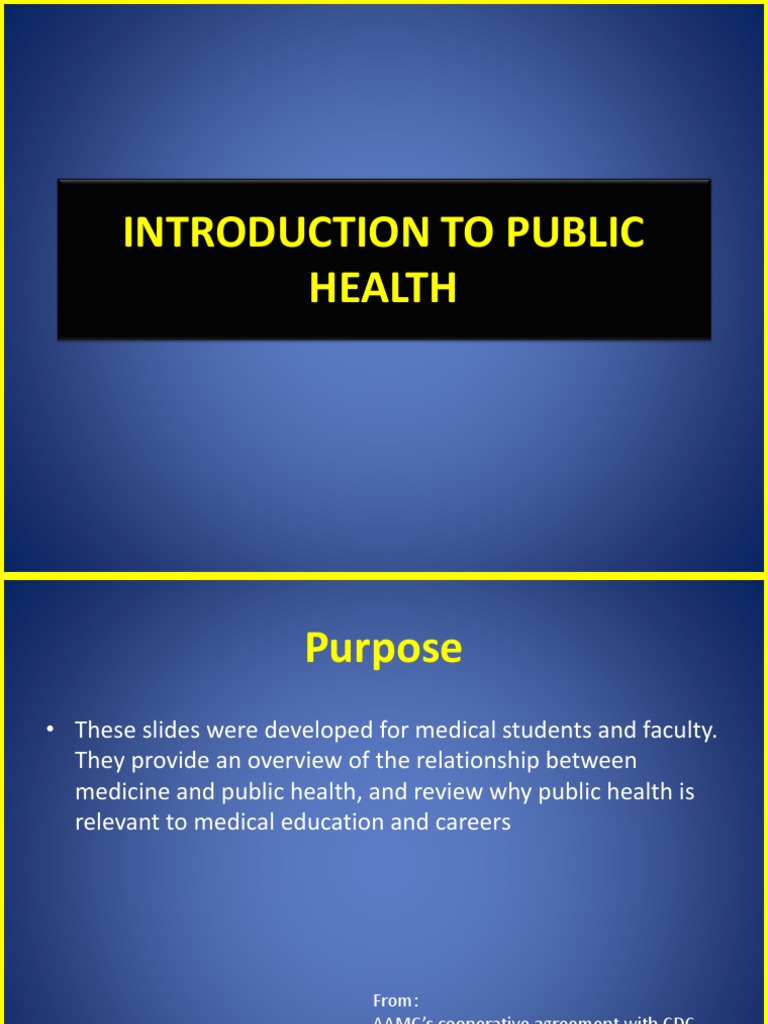 1-Introduction To Public Health | PDF | Preventive Healthcare | Public ...