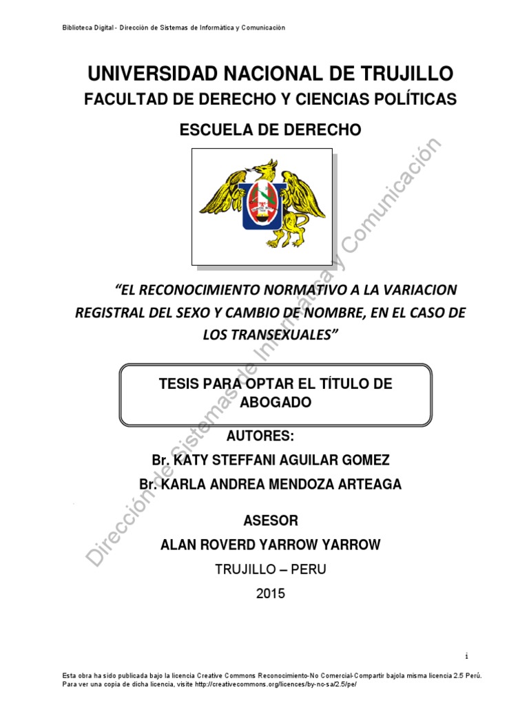 TRUJILLO Kati Aguilar - Karla Mendoza | PDF | Transexual | Creative Commons