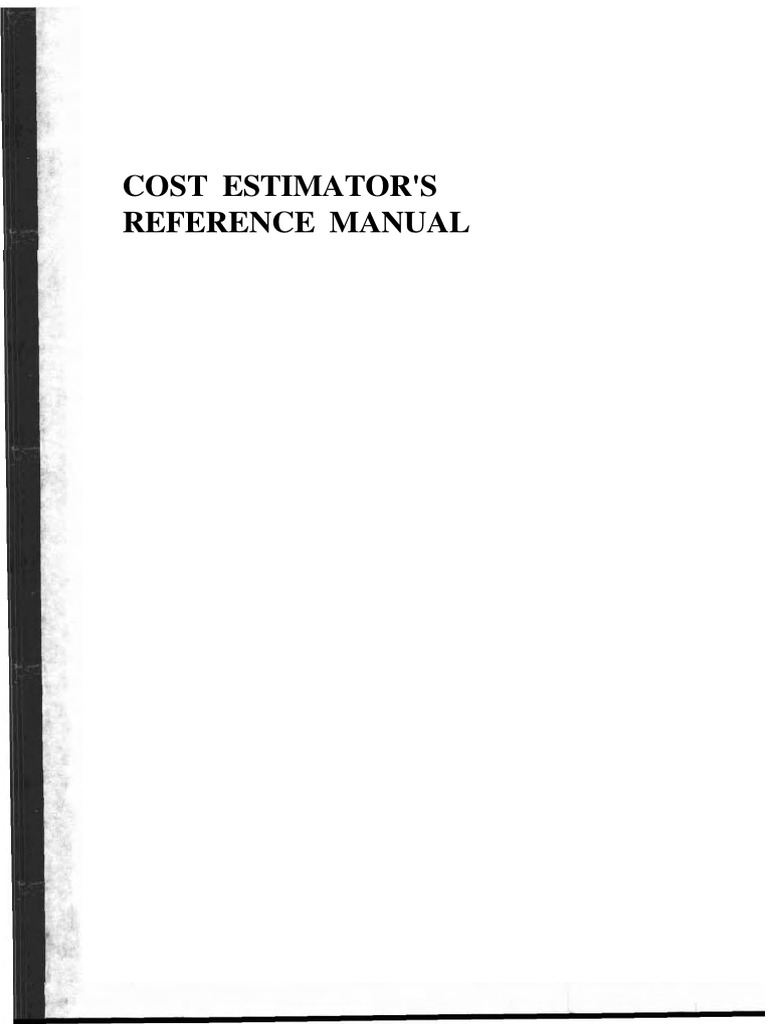 Cost Estimator's Reference Manual | PDF | Software Development ...