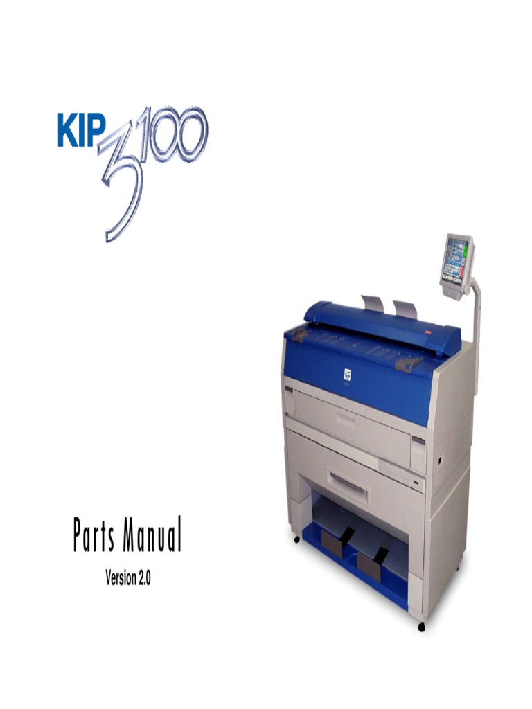 KIP 3100 Parts Manual Overview | PDF