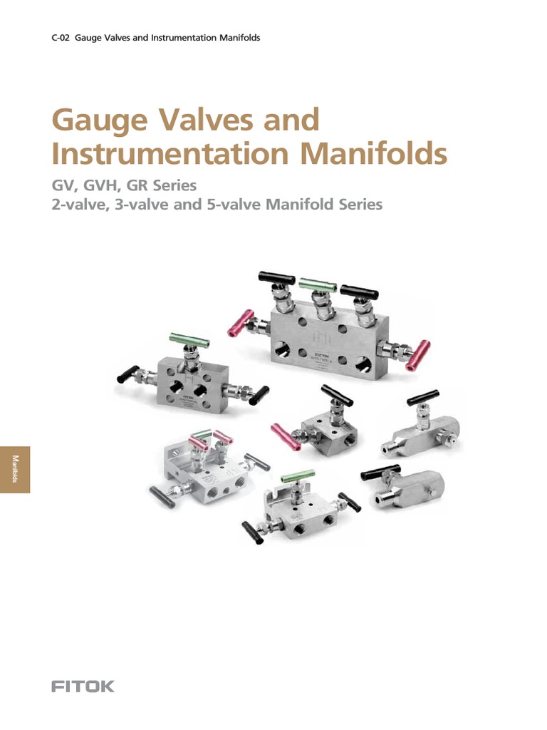 Gauge Valves and Instrument Manifolds | PDF | Valve | Stainless Steel
